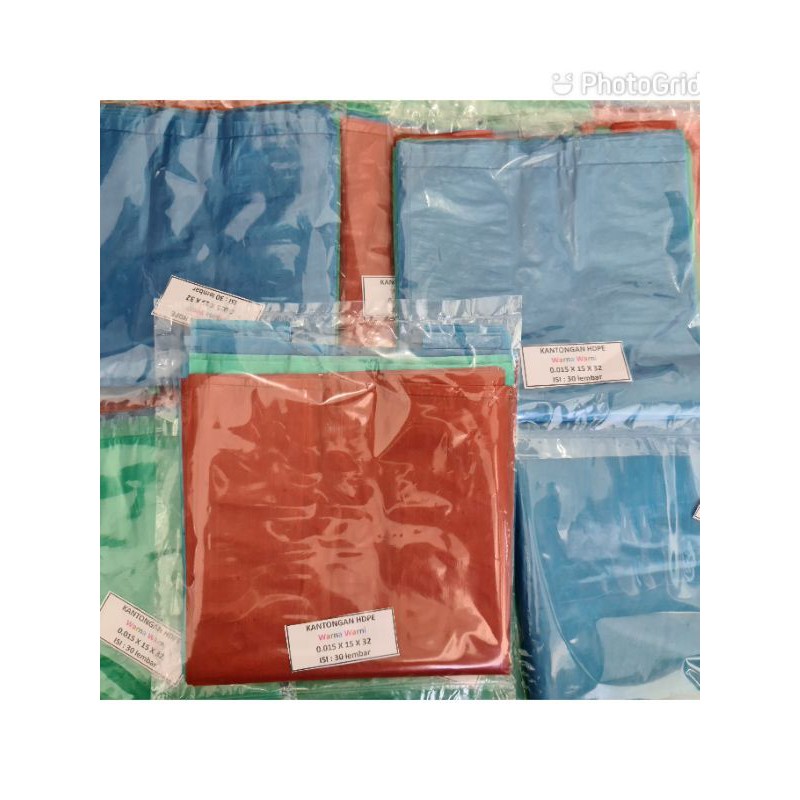 Colorful plastic bags/3 color plastic bags uk 15x30 contains 30 pieces ...