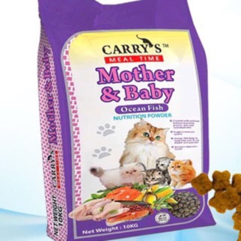 Carry’s Meal Time Mother & Baby Cat Food / Makanan Kucing - 10kg ...