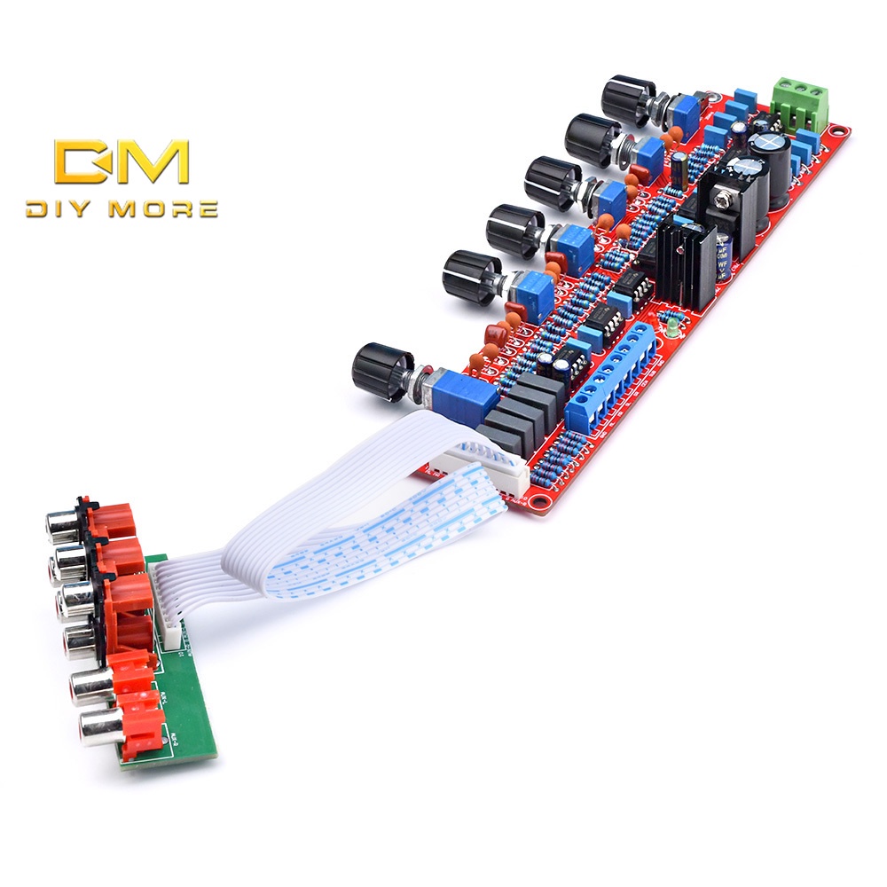 DIYMORE C 0-15V NE5532 HIFI 5.1 Sound Board Preamplifier Board Volume ...