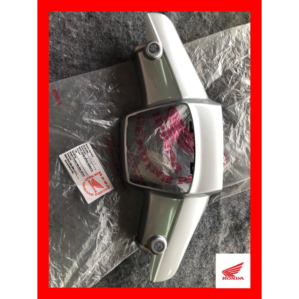 Handle cover (1 SET) Honda ex5 high power [SILVER] 100% HONDA original ...