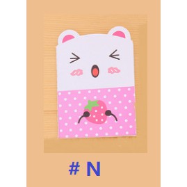 Cute Cartoon Mini Note Book School Note.STUDENT STATIONARY, Buku Nota ...