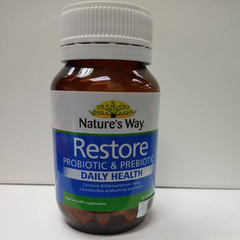 Nature's Way Restore Probiotic & Prebiotic 28s [EXP:05/25] | Shopee ...