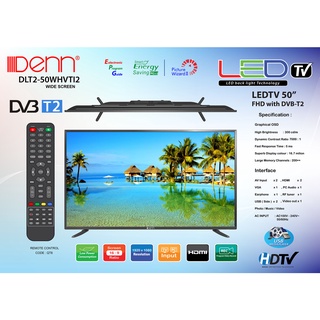 [READY STOCK] DENN 50" / 43" / 40" / 32" Inch Full HD 1080p LED TV ...