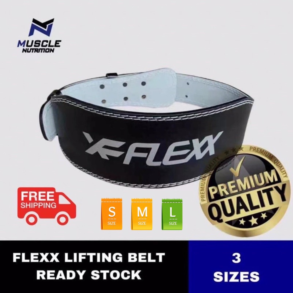 FREE SHIPPING FLEXX Weight Lifting Belt (PU LEATHER) Strength Squat ...