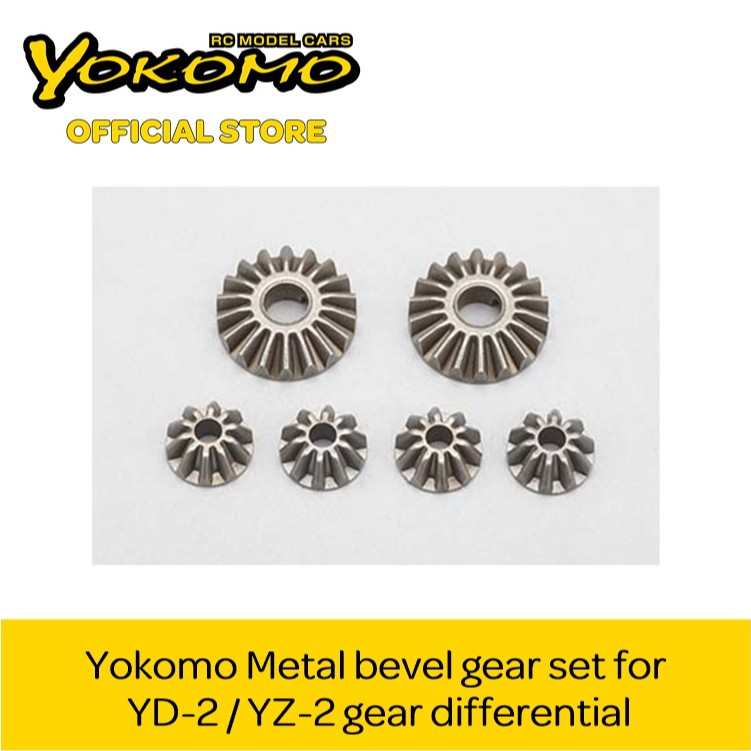 Yokomo Metal bevel gear set for YD-2 / YZ-2 gear differential (Y2-503GM ...