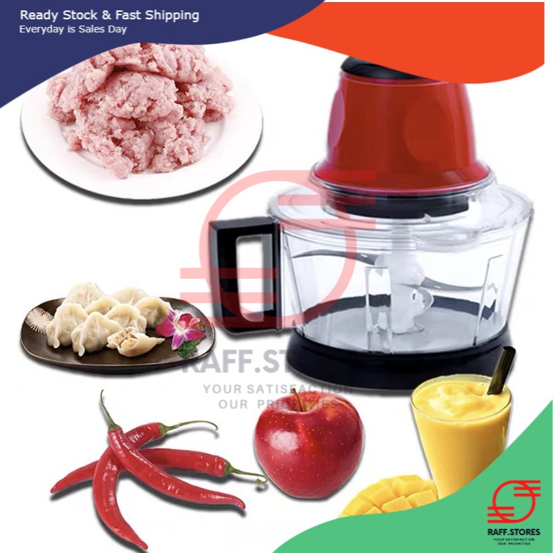 LARGE 3 L Stainless Steel Electric Food Chopper Meat Grinder Machine ...