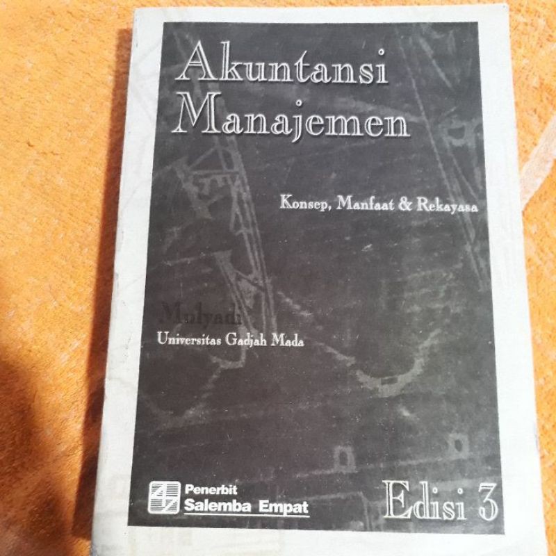 Management Accounting 3rd Edition | Shopee Malaysia