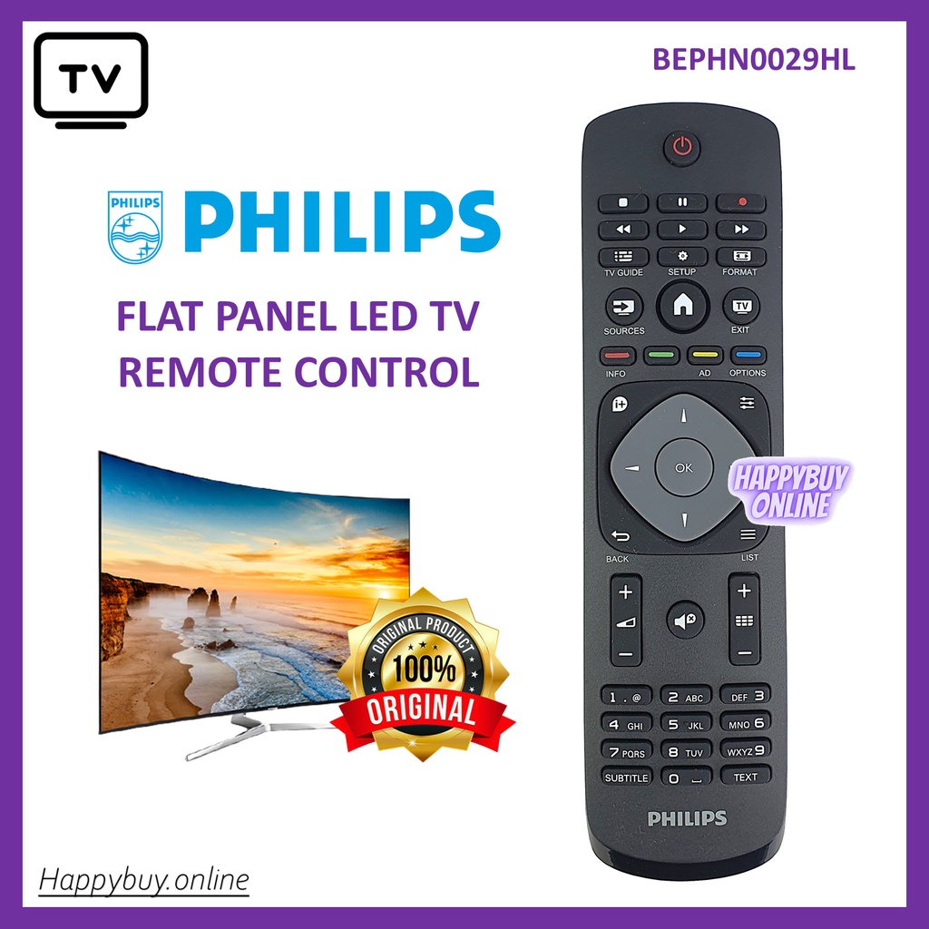 Philips LED TV Remote Control BEPHN0029HL Philips Replacement Smart LED ...