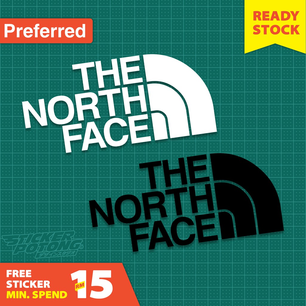 THE NORTH FACE (STICKER POTONG) | Shopee Malaysia