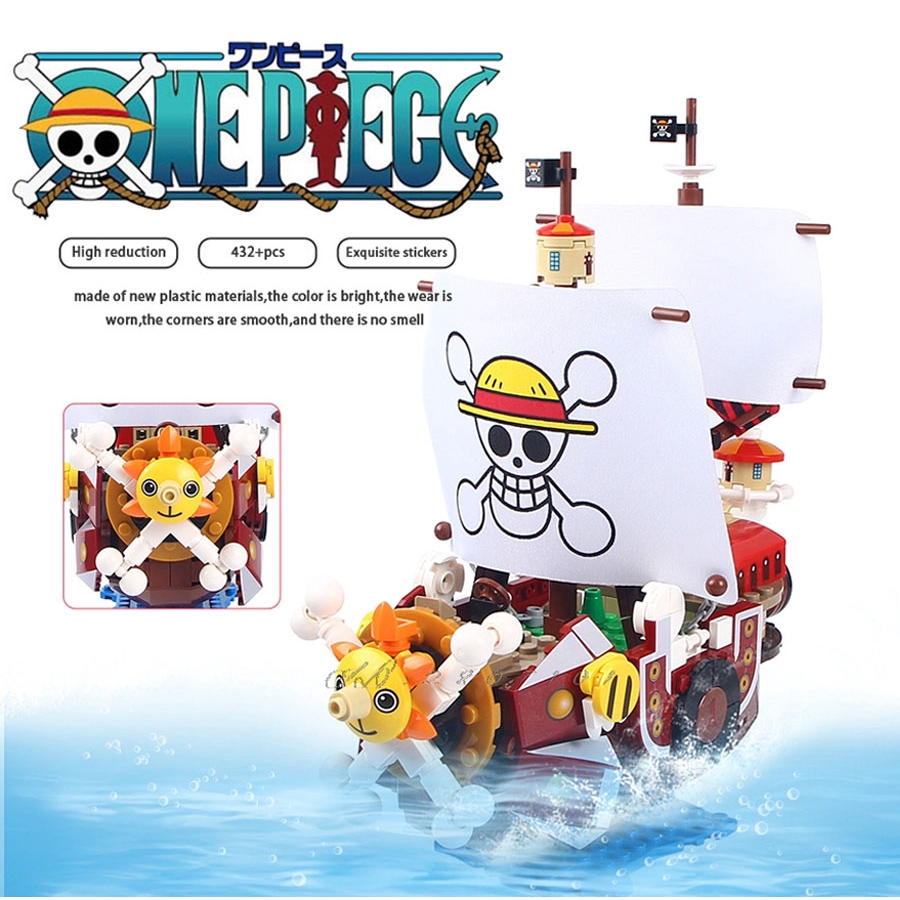 432PCS SY6299 Sunny Pirate Ship Luffy One Piece Building Blocks ...
