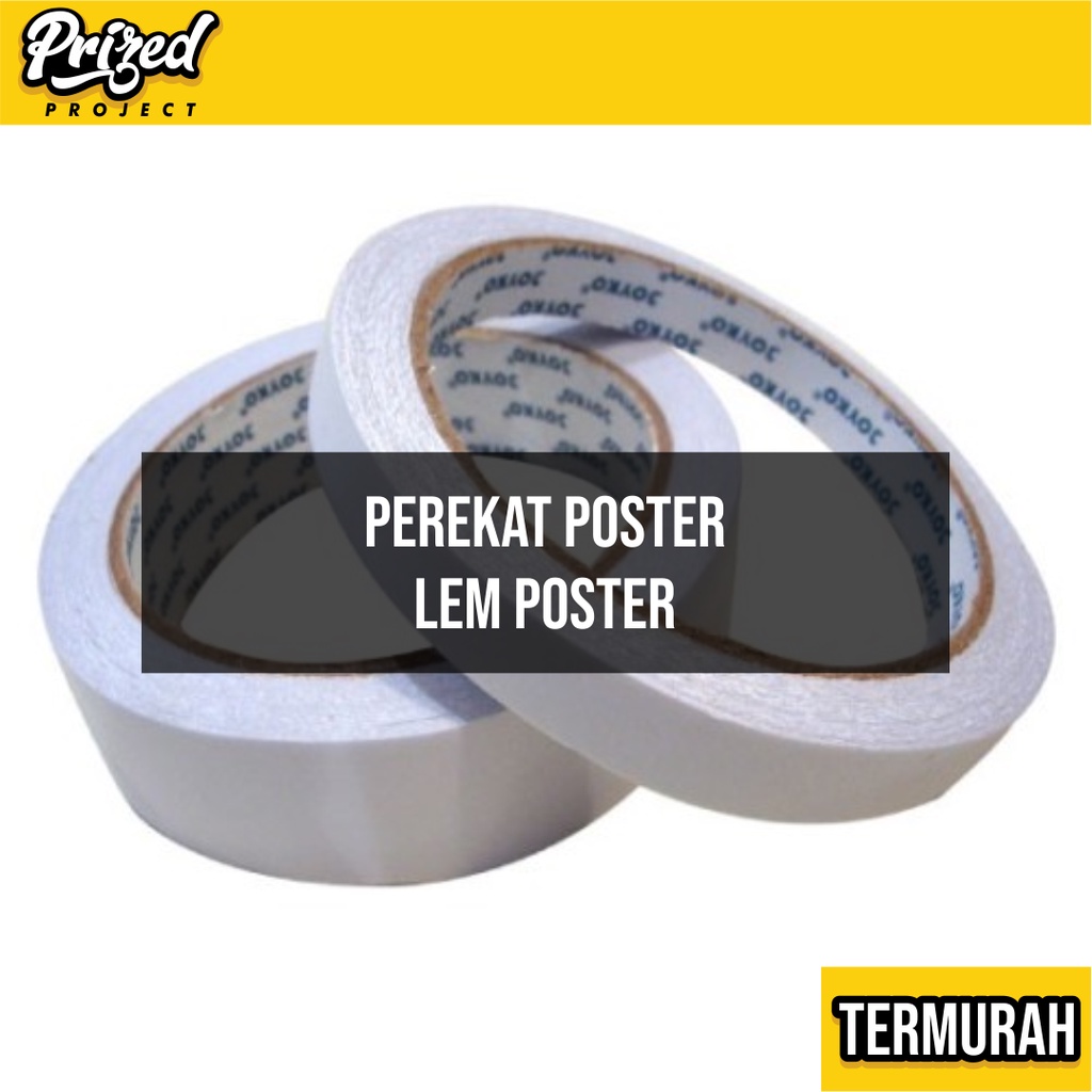 Double Tape | Poster Adhesive | Poster Glue | Shopee Malaysia