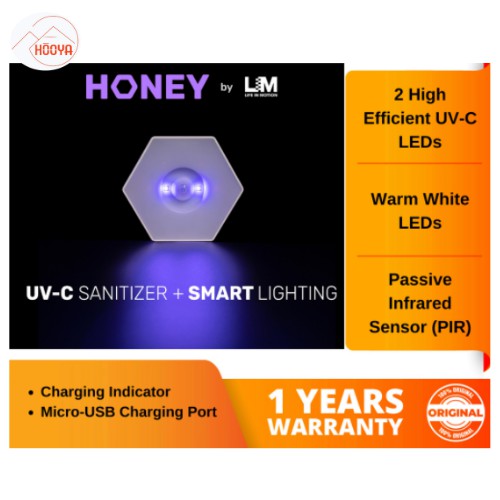 Honey UV-C LED Light Sanitizer + Smart LED Lighting LIM-HV-001 | Shopee ...