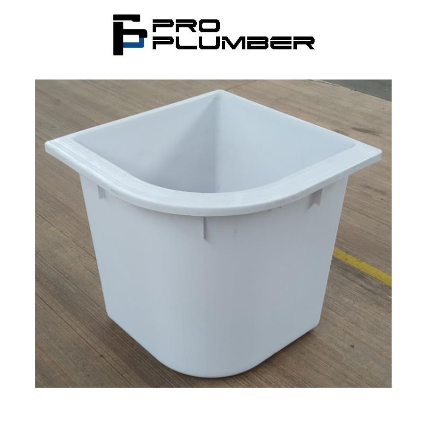 [30/50 GALLONS] 136L/189L Tangki Air Mandi Plastic Water Tub Kolam Air ...