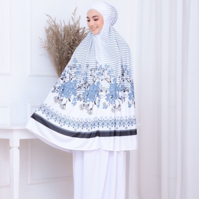 🔥New Arrival🔥 Telekung Bunga Baru Vietnam / Kain : Cotton Viscose ...