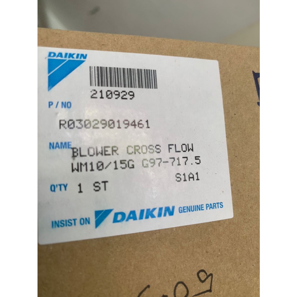 DAIKIN GENUINE PART - DAIKIN 1.0/1.5HP 2.0/2.5HP G&L SERIES INDOOR ...