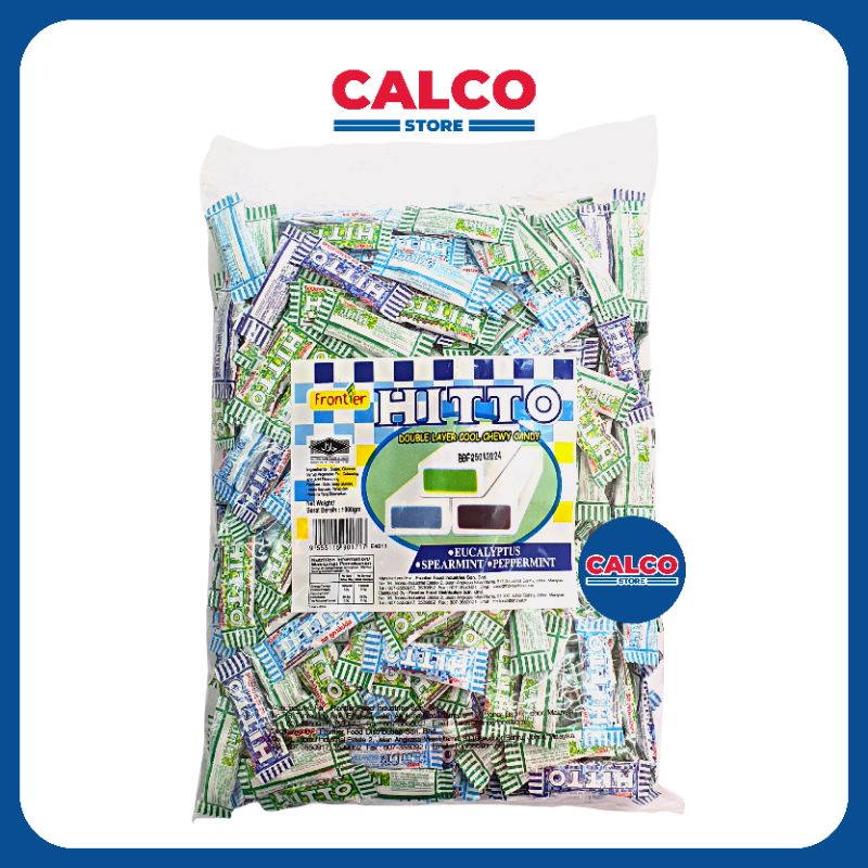 [CALCO] Frontier Hitto Double Layer Cool Chewy Candy (300pcs) | Shopee ...