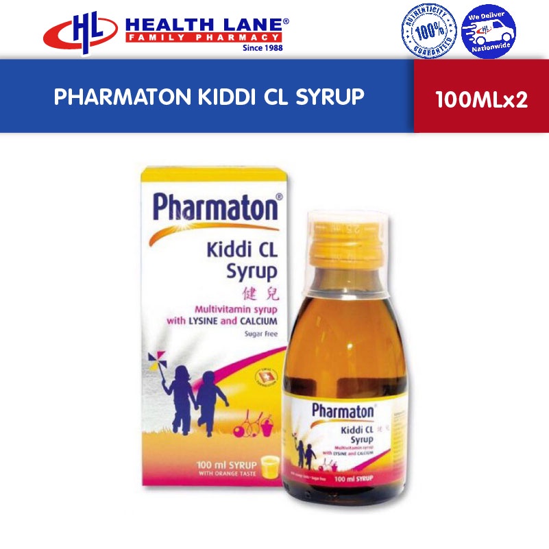 PHARMATON KIDDI CL SYRUP (100ML X 2) | Shopee Malaysia
