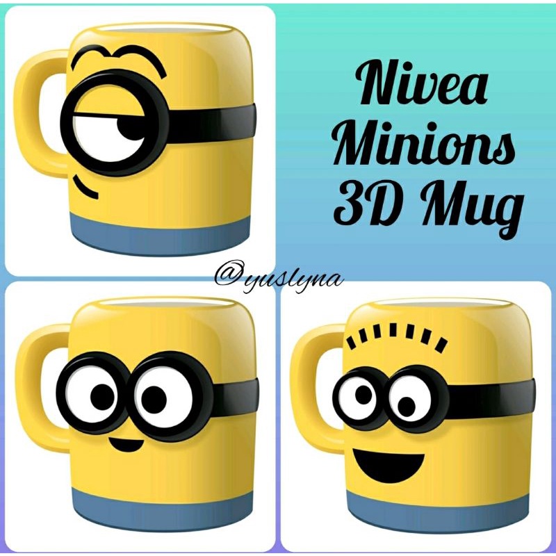 Nivea Minions 3D Mug | Shopee Malaysia