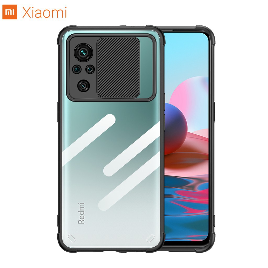 Xiaomi Redmi Note 10 10S Case CAMSHIELD transparent soft casing cover ...
