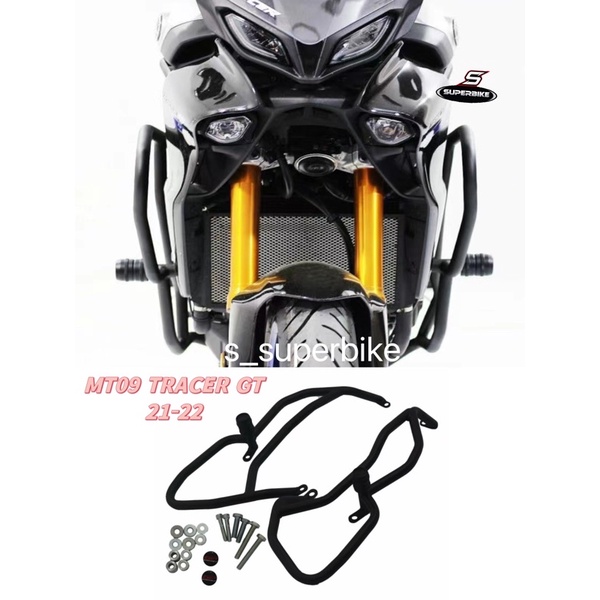 MT09 TRACER ENGINE GUARD CRASH BAR YAMAHA MT-09 TRACER SIDE BODYGUARD ...