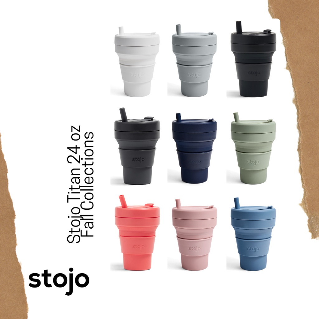Ready Stock - Original Stojo Titan 24oz Collapsible cup 24 oz / 710mL ...