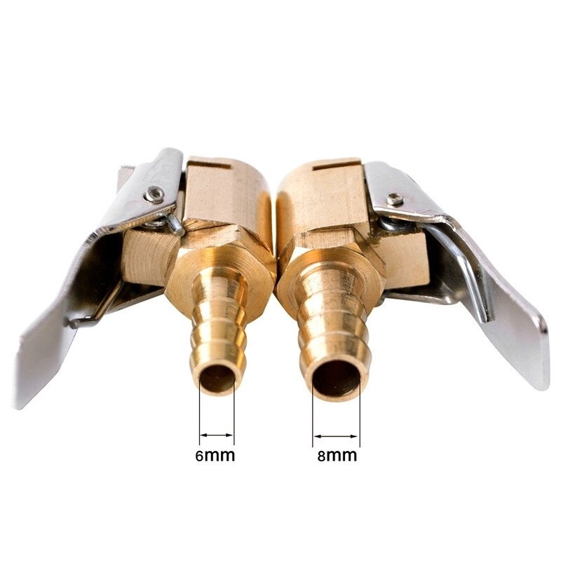 1 Pack Auto Car Zinc Alloy 6mm Tire Air Chuck Wheel Inflation Valve ...