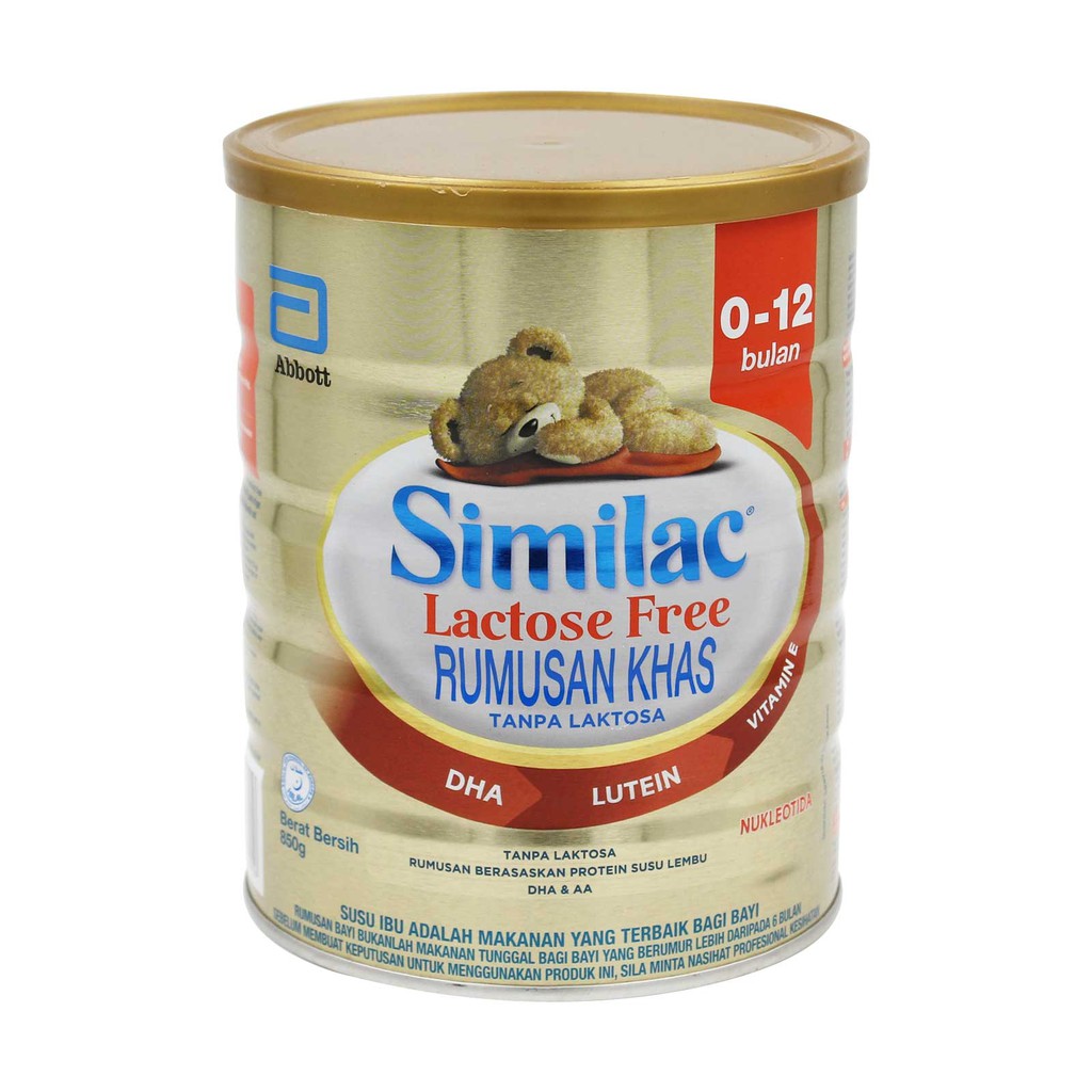 Similac Gold Lactose Free 0-12 Months 850g | Shopee Malaysia