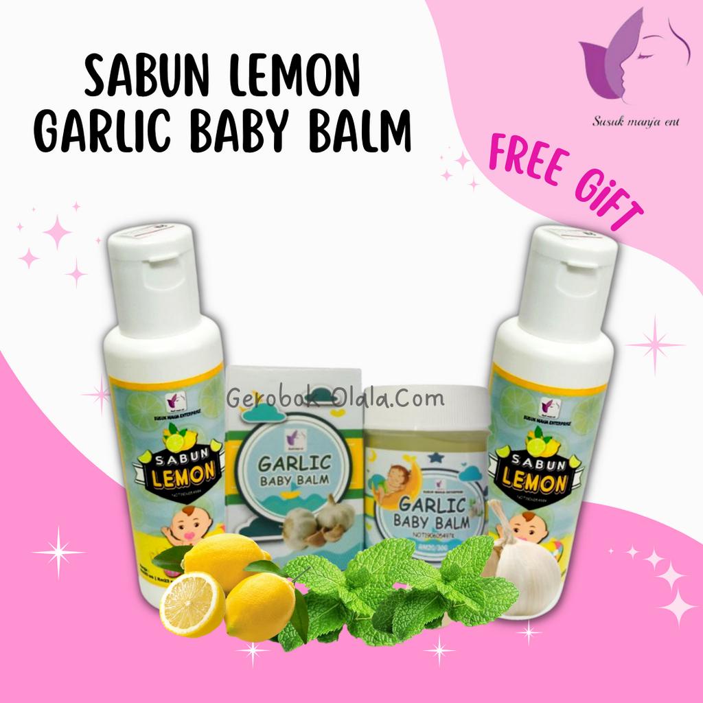 SABUN LEMON | GARLIC BABY BALM | LEMON BATH | BALM BAWANG PUTIH ...