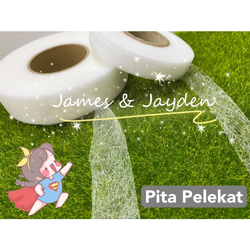 [Meter] Pita Pelekat / Pita Pelekat Kain / Lencana Sekolah / Fabric ...