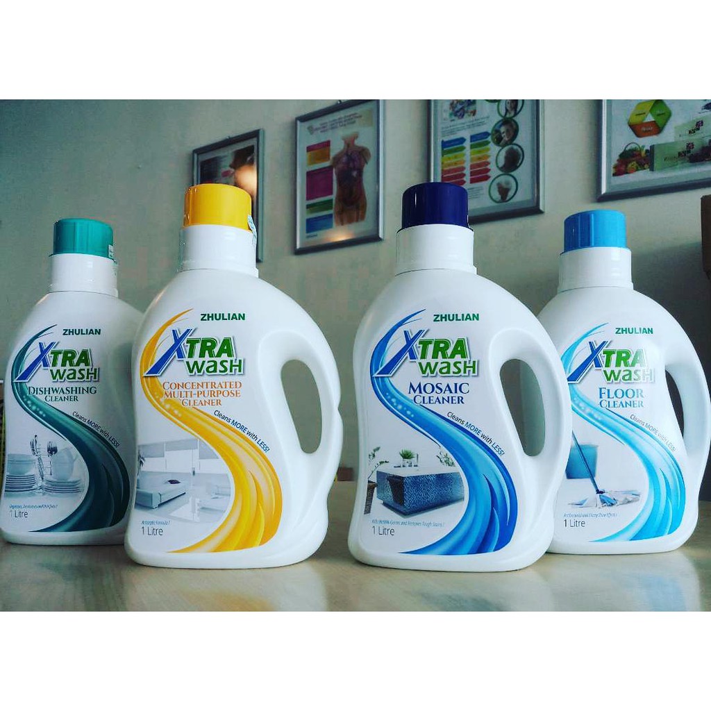RANGKAIAN PENCUCI XTRA WASH ZHULIAN - 1LITER - MULTIPURPOSE / FLOOR ...