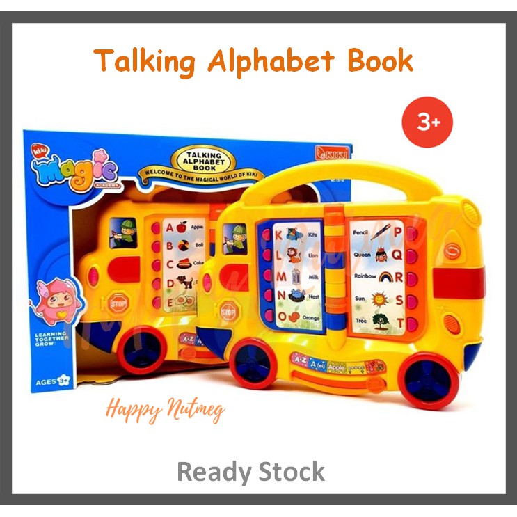 Educational Toy Bus Talking Alphabet Book | Shopee Malaysia
