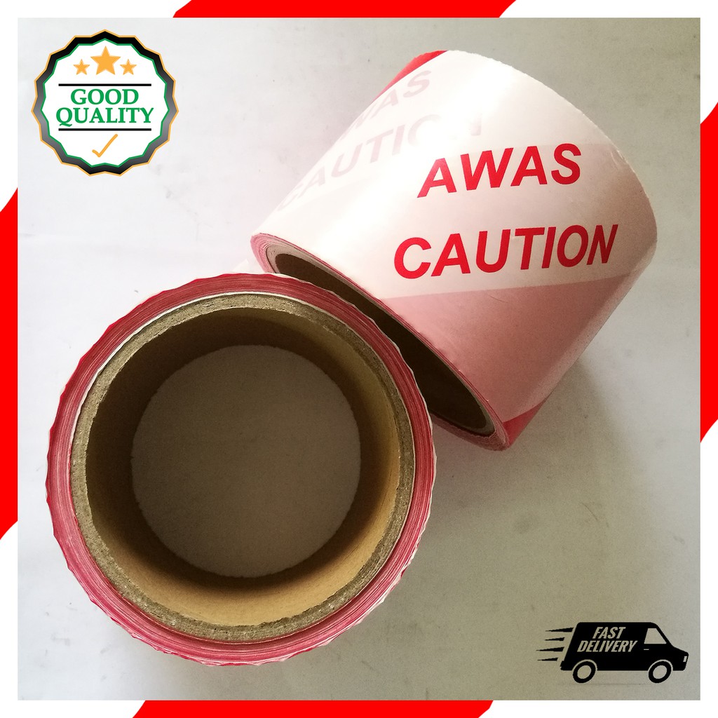 Hazard Tape / Warning Tape / Caution Tape / Awas Tape / Tali Awas ...