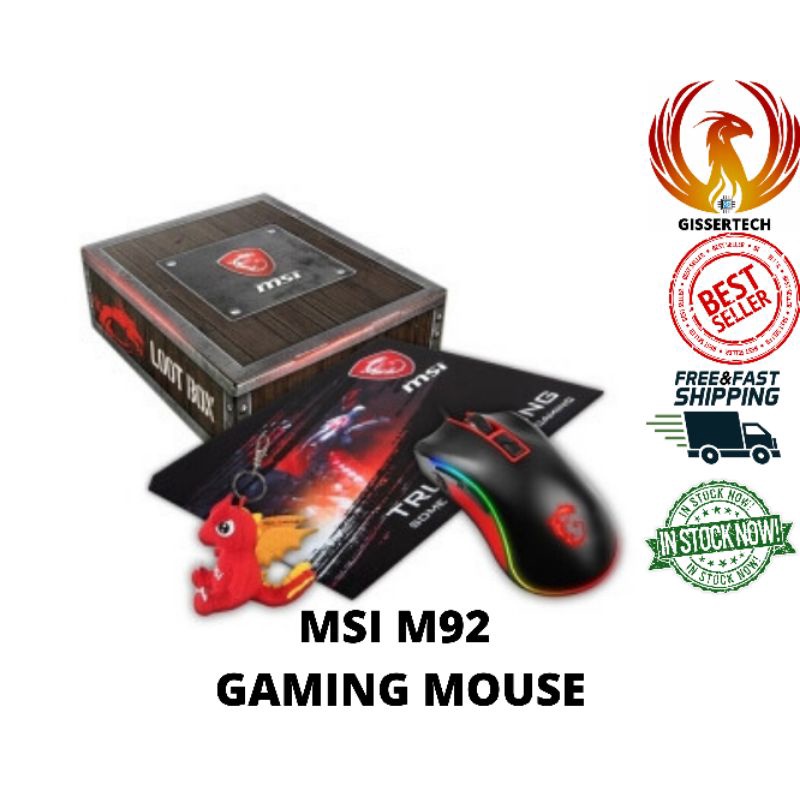 (Clear stock)Msi m92 gaming mouse | Shopee Malaysia