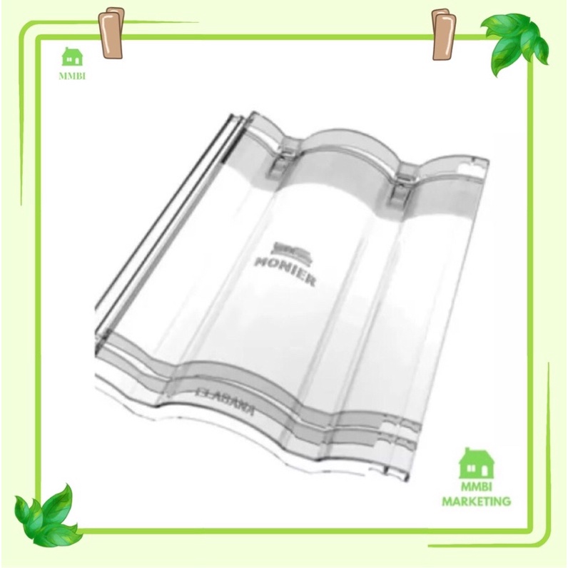 [READYSTOCK] MONIER ELABANA TOPLIGHT ROOFING TILES TRANSPARENT / CLEAR ...