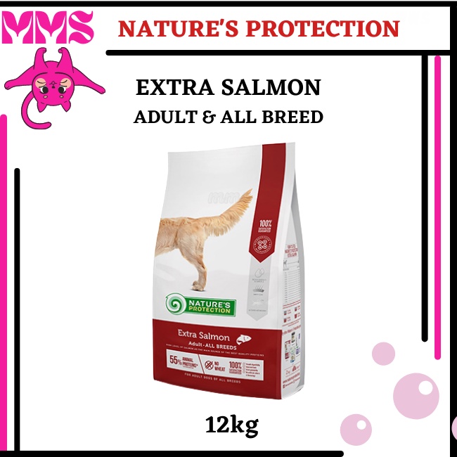Nature's Protection Super Premium Extra Salmon # Adult # All Breed # 12kg | Shopee Malaysia