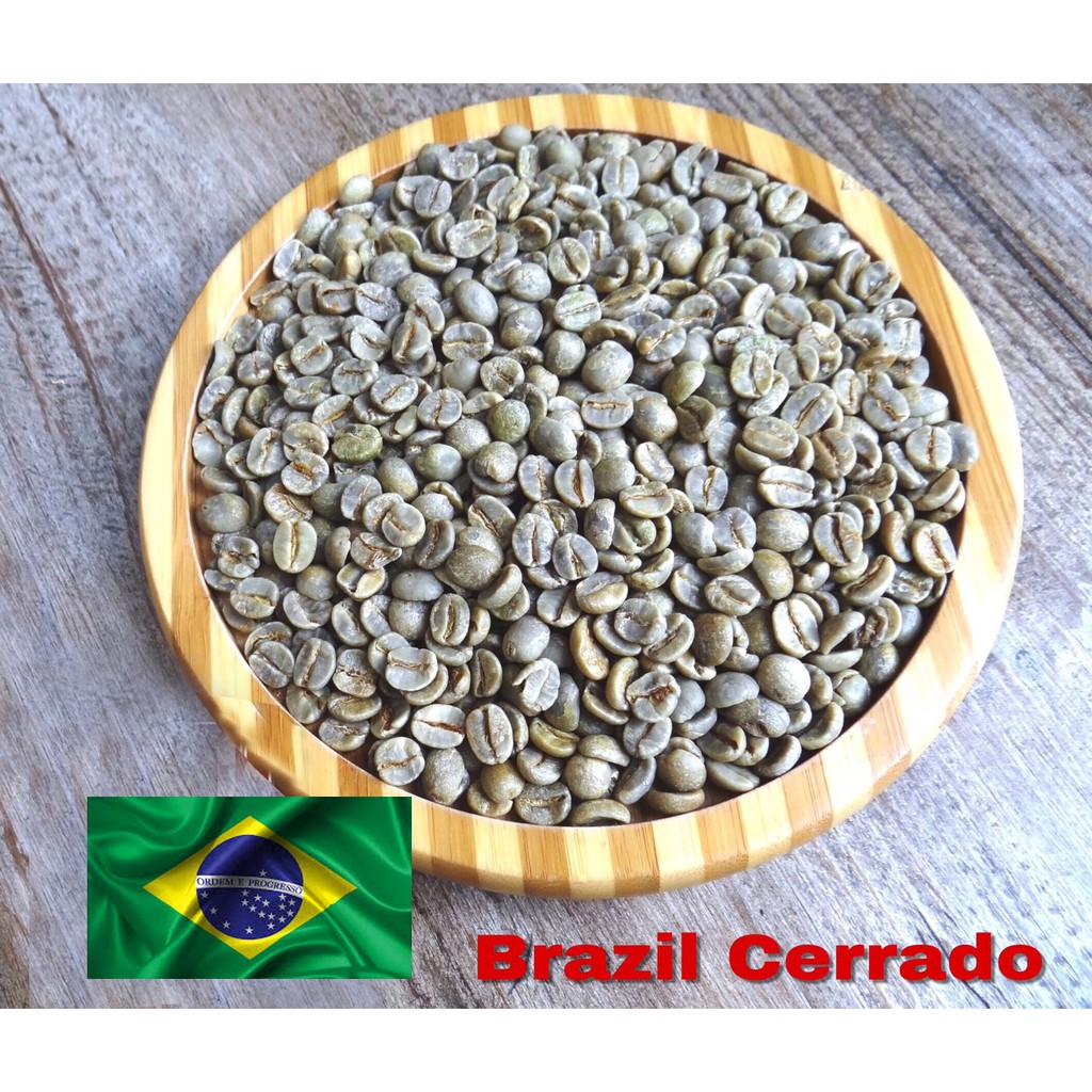 BRAZIL CERRADO GREEN UNROASTED COFFEE BEANS(1kg) | Shopee Malaysia