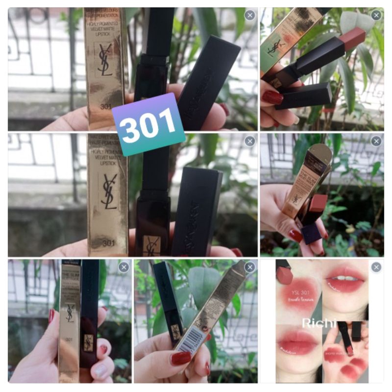 Ysl 301 Lipstick - The Slim YSL Velvet Radical | Shopee Malaysia