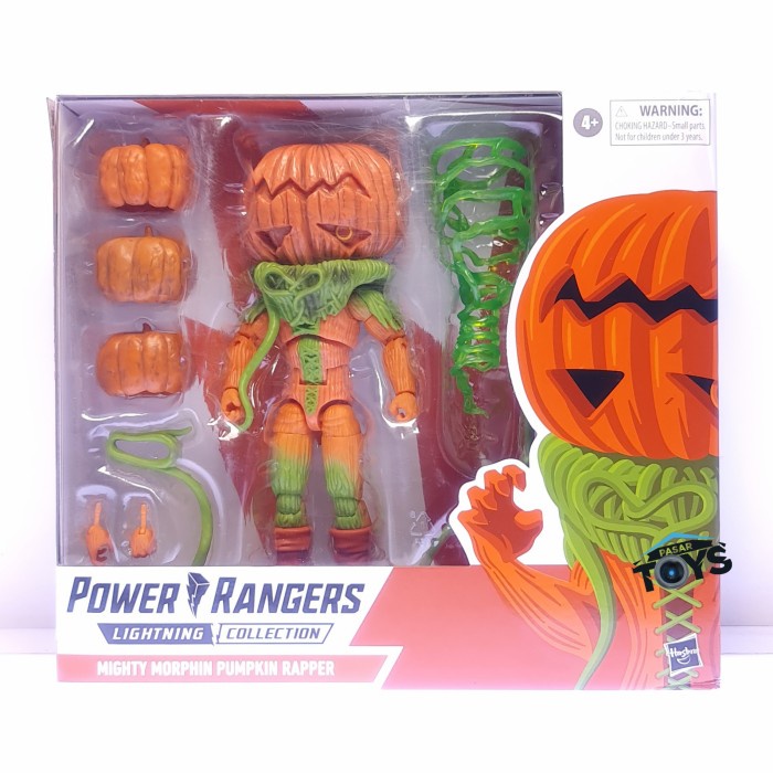 Power Rangers Lightning Collection Mighty Morphin Pumpkin Rapper Fig ...