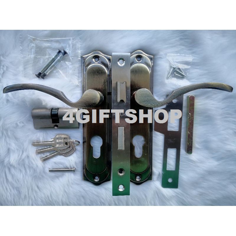 HILUKE 117 Grill Handle Lock Mortise Lock Entrance Door Iron Door Gate ...