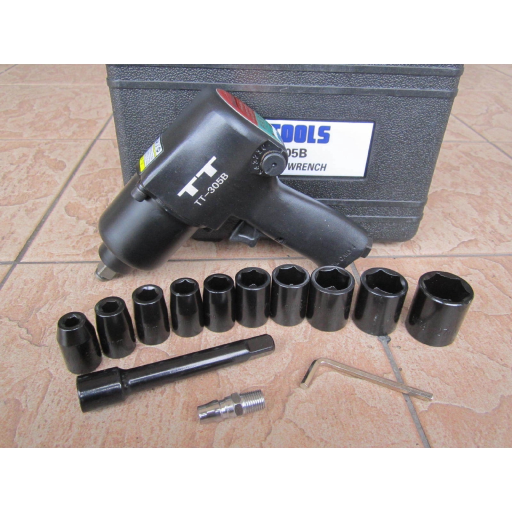 Tuta 13pcs 1/2" Dr. Twin Hammer Air Impact Wrench Kit Set | Shopee Malaysia