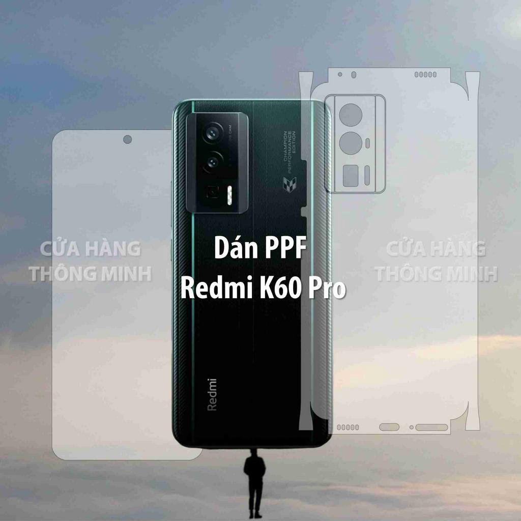 Xiaomi Redmi K60/ K60 Pro sticker for front PPF/back sticker/screen ...