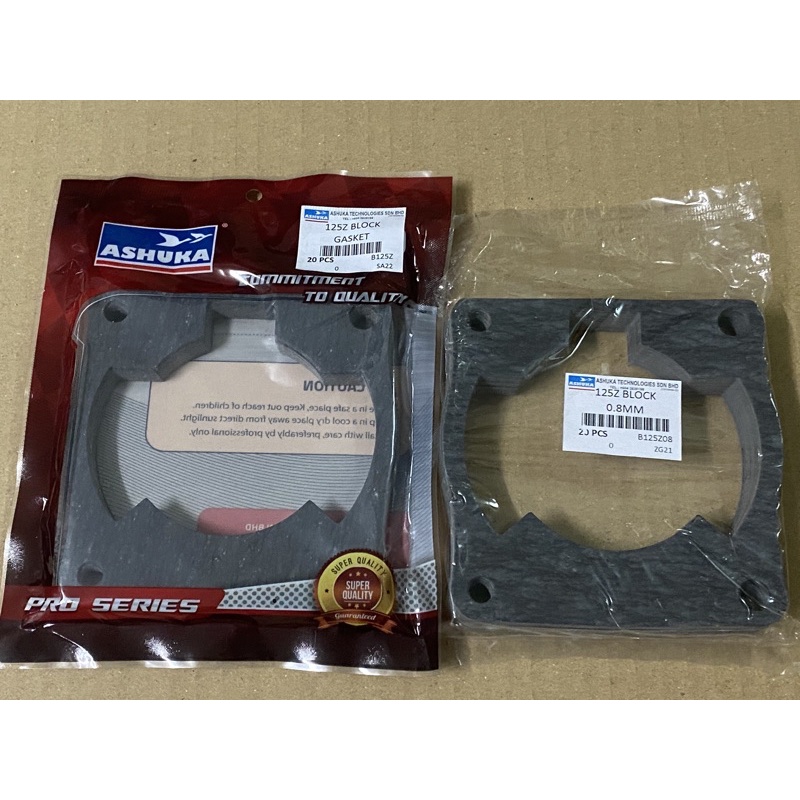 Yamaha 125Z Y125Z Block Gasket Ashuka STD/0.2/0.3/0.8/1MM/1.5MM/2mm)1 ...