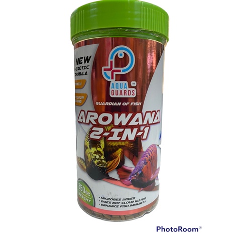 Aqua Guard New Pro Biotic Formula Arowana 2 In 1 Fish Food | Shopee Malaysia