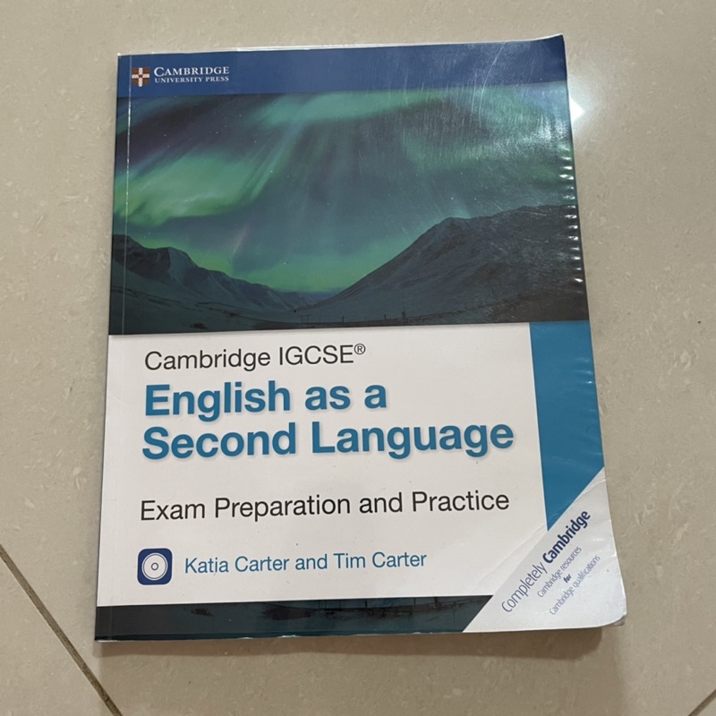 Cambridge IGCSE english as second language textbook | Shopee Malaysia