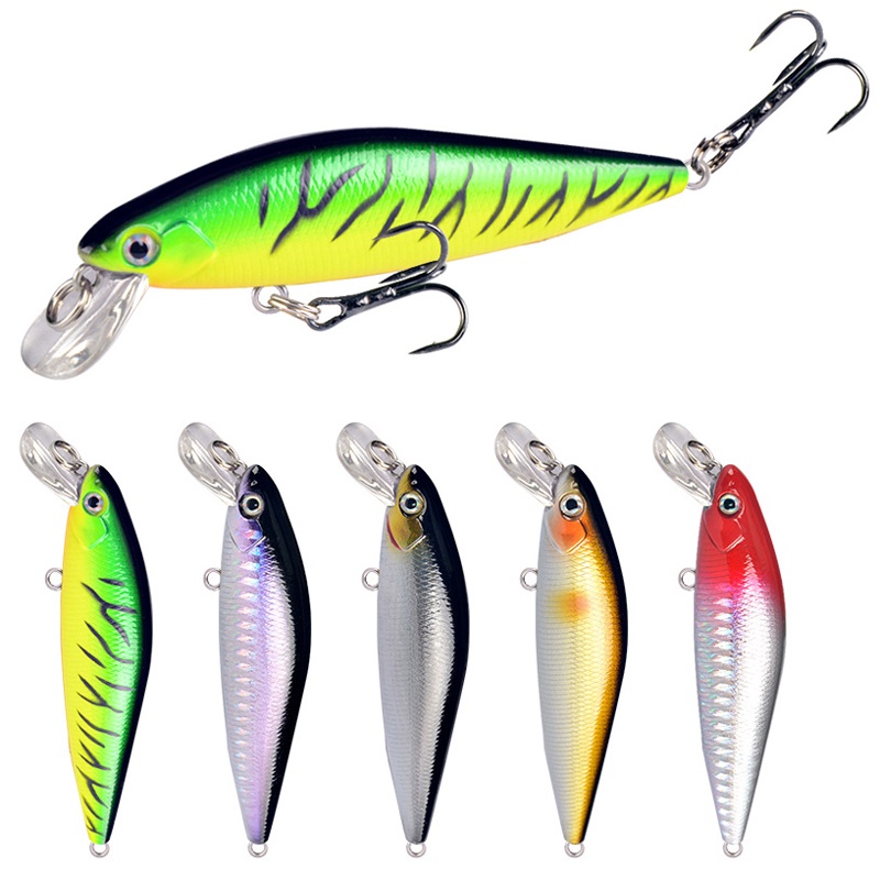 70mm/85mm 5g/7.5g 1pcs Mini Crankbait Fishing Lures Floating Artificial Hard Bait Minnow ...