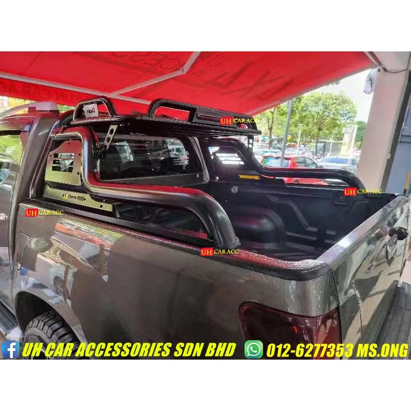FORD RANGER T9 XL XLT WILDTRAK FORCE SPORT ROLL BAR WITH ROOF RACK ...