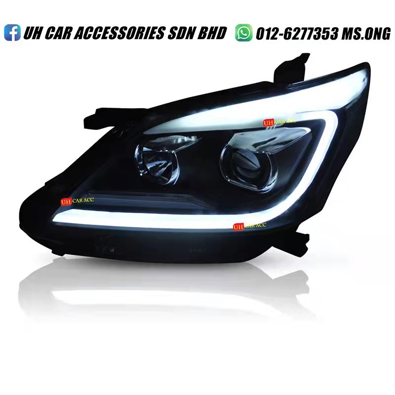 TOYOTA INNOVA 2012-2015 LED LIGHT BAR HEADLAMP LIGHT LAMP HEAD LAM ...