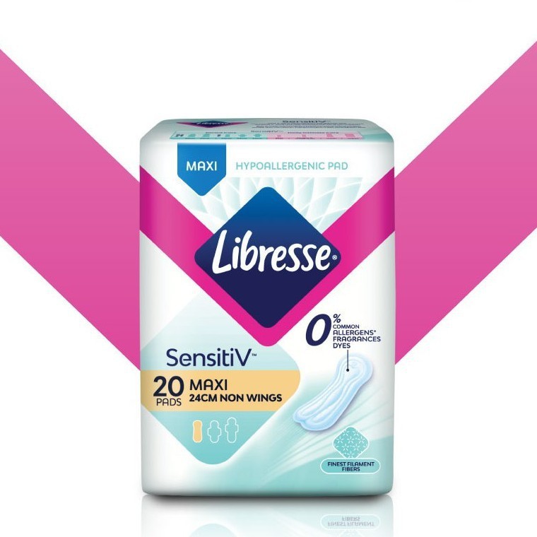 Libresse Maxi Fit Slim Fit Scent Sensitiv Sanitary Pad (Tuala Wanita ...