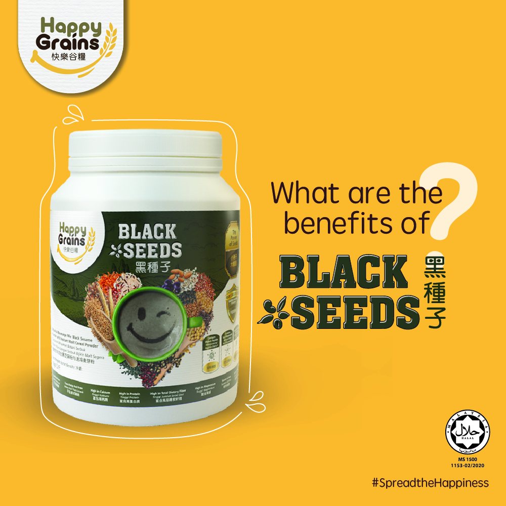 [ BLACK SEEDS ] HAPPY GRAINS 快乐谷粮 READY STOCK! NEW STOCK! EXP:03/2026 ...