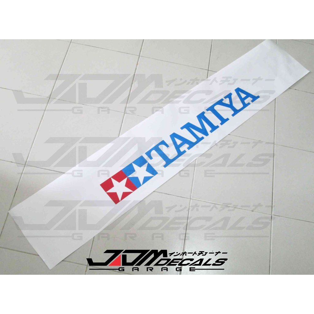 Tamiya Car Windscreen Banner Sticker | Shopee Malaysia